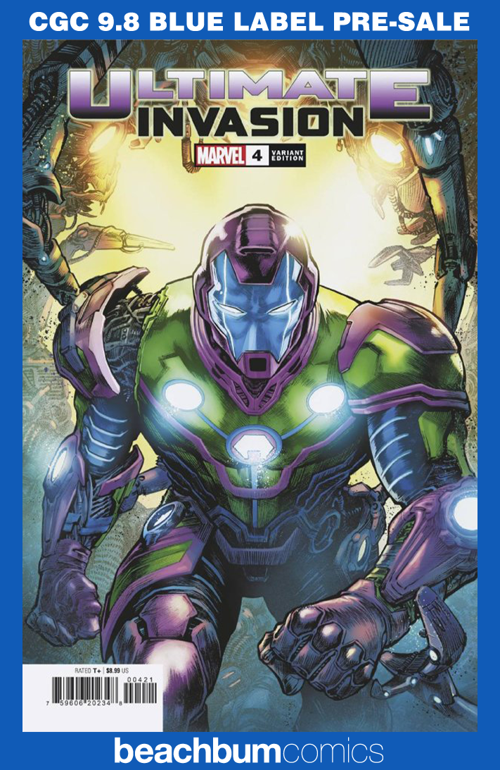 Ultimate Invasion #4 Manapul Variant CGC 9.8