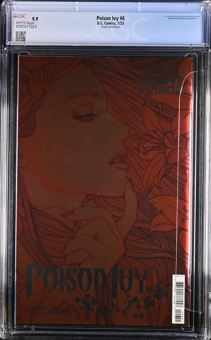 Poison Ivy #6 Frison 1:50 Virgin Foil Retailer Incentive Variant CGC 9