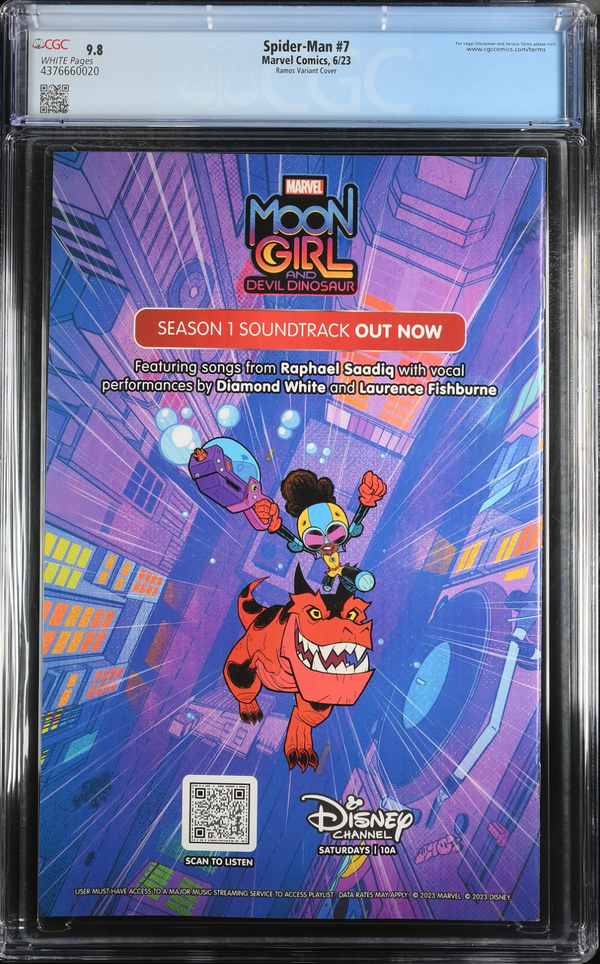 Spider-Man #7 Ramos Spoiler Variant CGC 9.8 - First Spider-Boy