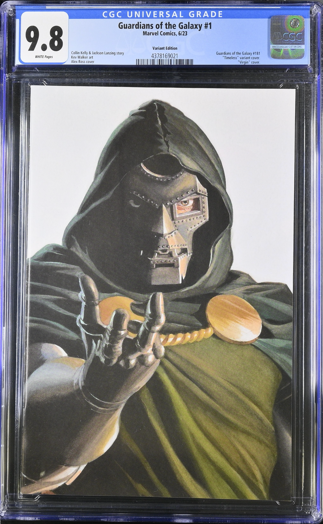Guardians of the Galaxy #1 Alex Ross Doctor Doom "Timeless" Variant CG