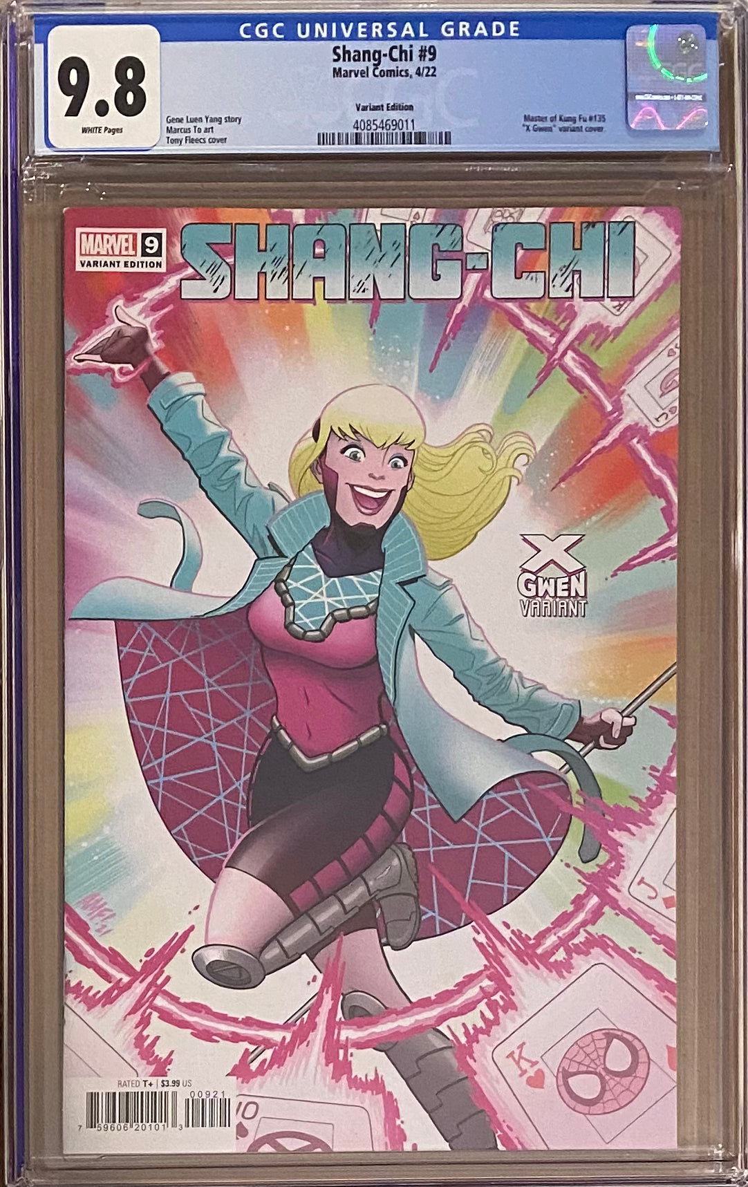Shang-Chi #9 Fleecs X-Gwen Variant CGC 9.8